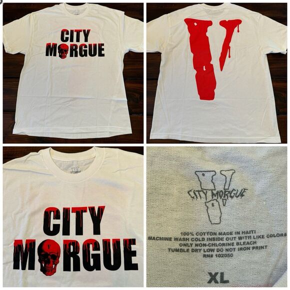 VLONE | Shirts | Vlone X City Morgue Drip Tee Shirt | Poshmark